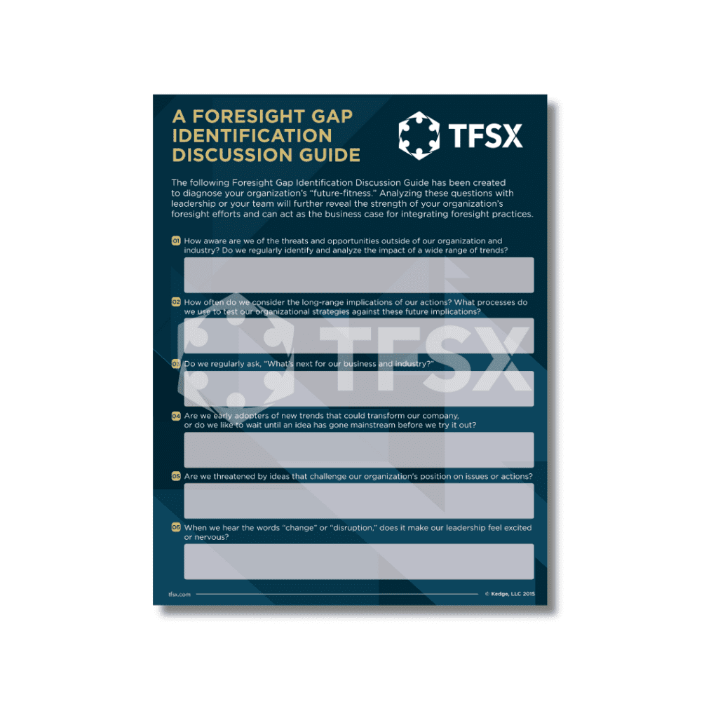Foresight Gap Identification Worksheet - my.TFSX