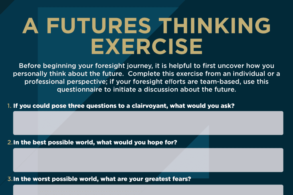 Futures Thinking Worksheet - my.TFSX