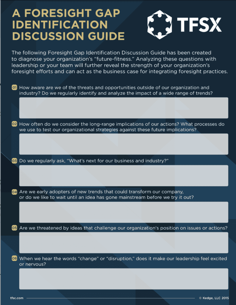 Foresight Gap Identification Worksheet - my.TFSX